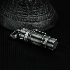 Dynamite Bag Pendant Necklace-dynamite Bag Keychain-gift for Men-925 ...