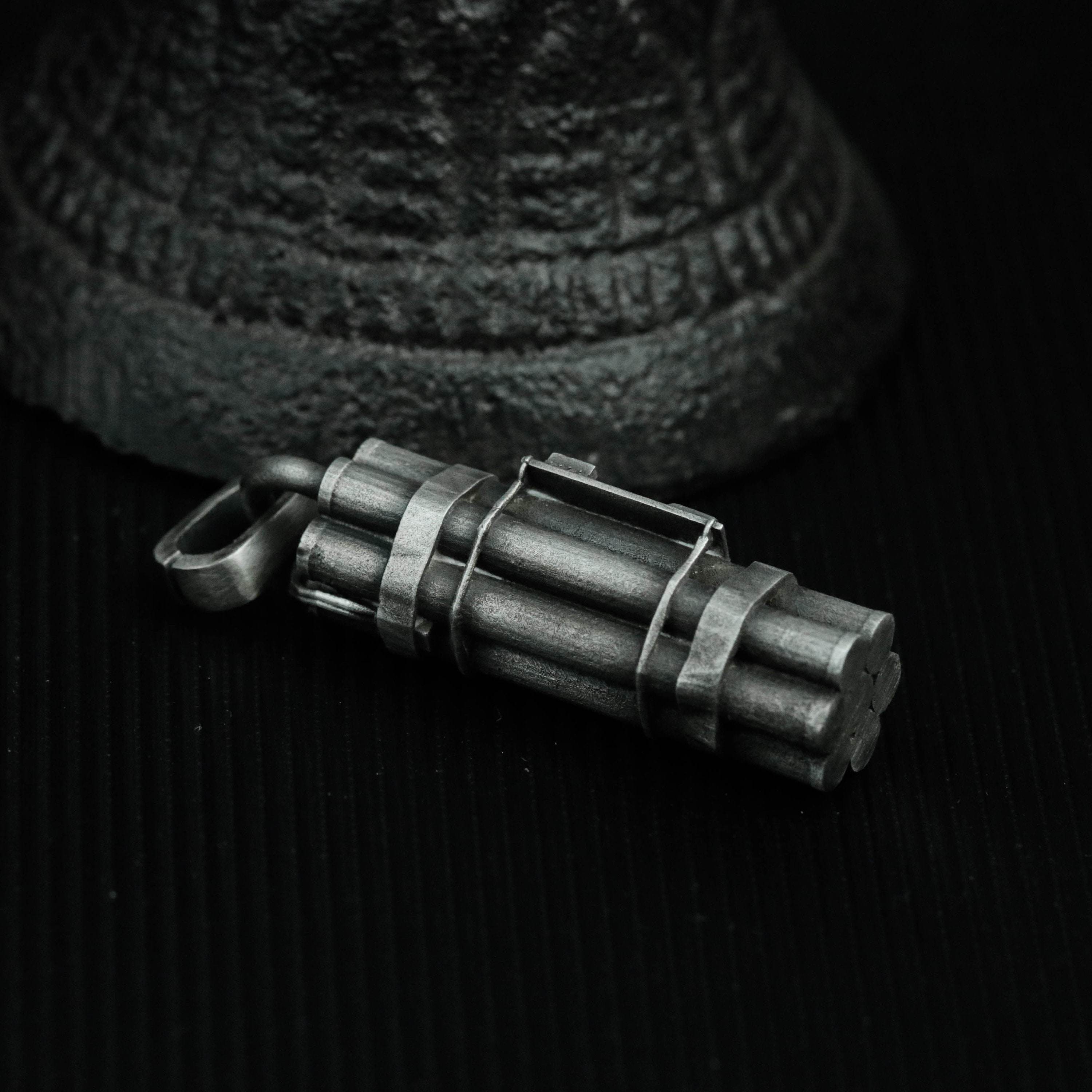 Dynamite Bag Pendant Necklace-dynamite Bag Keychain-gift for Men-925 ...
