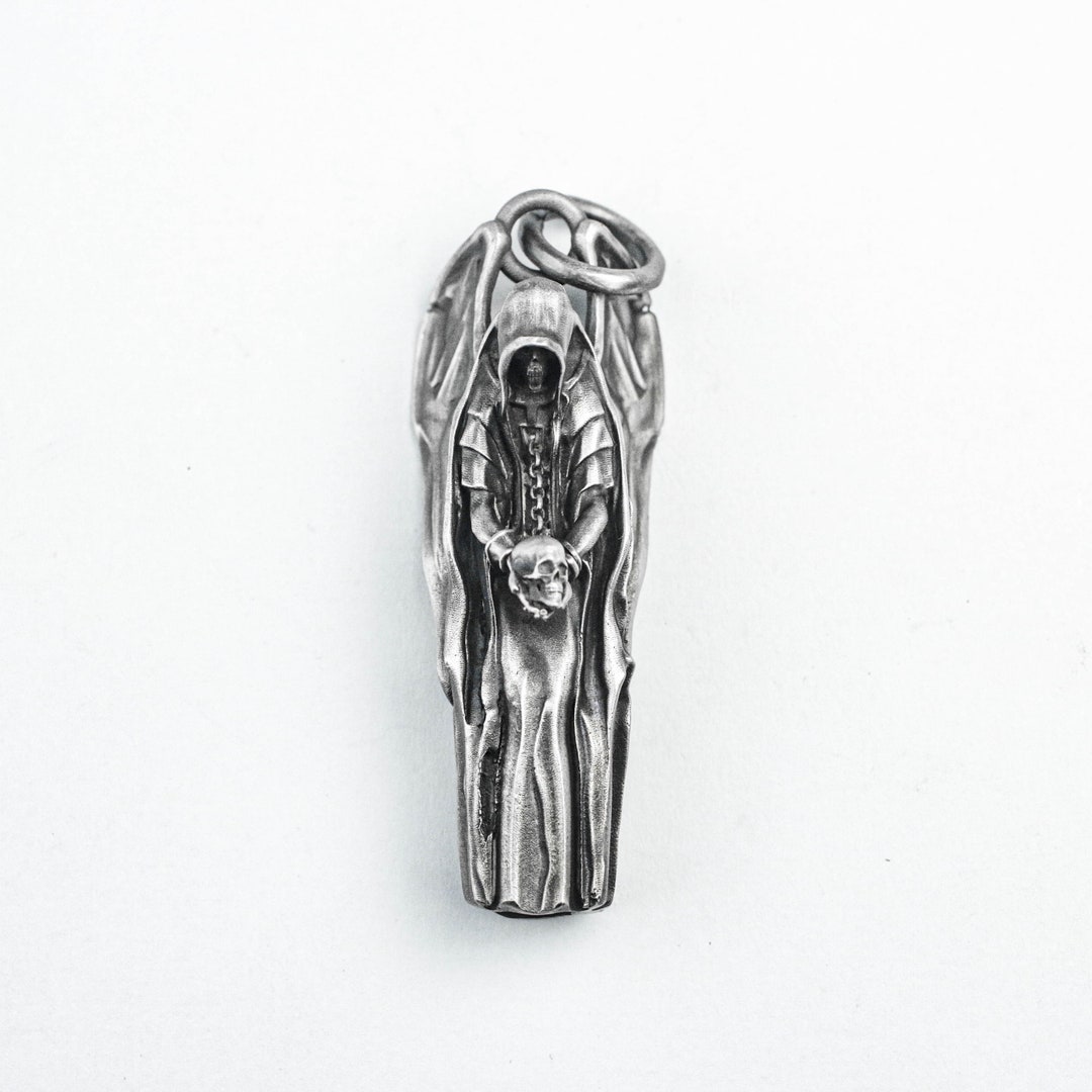 Reaper couple pendant, fashion niche accessories, ghost skull pendant ...