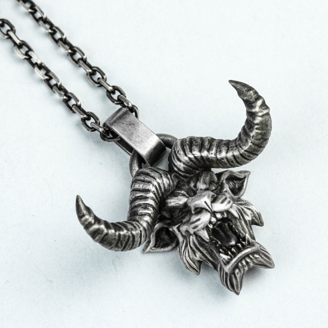 Mythical Beast Kirin Pendant Necklace Mythical Creature Monster Greek ...
