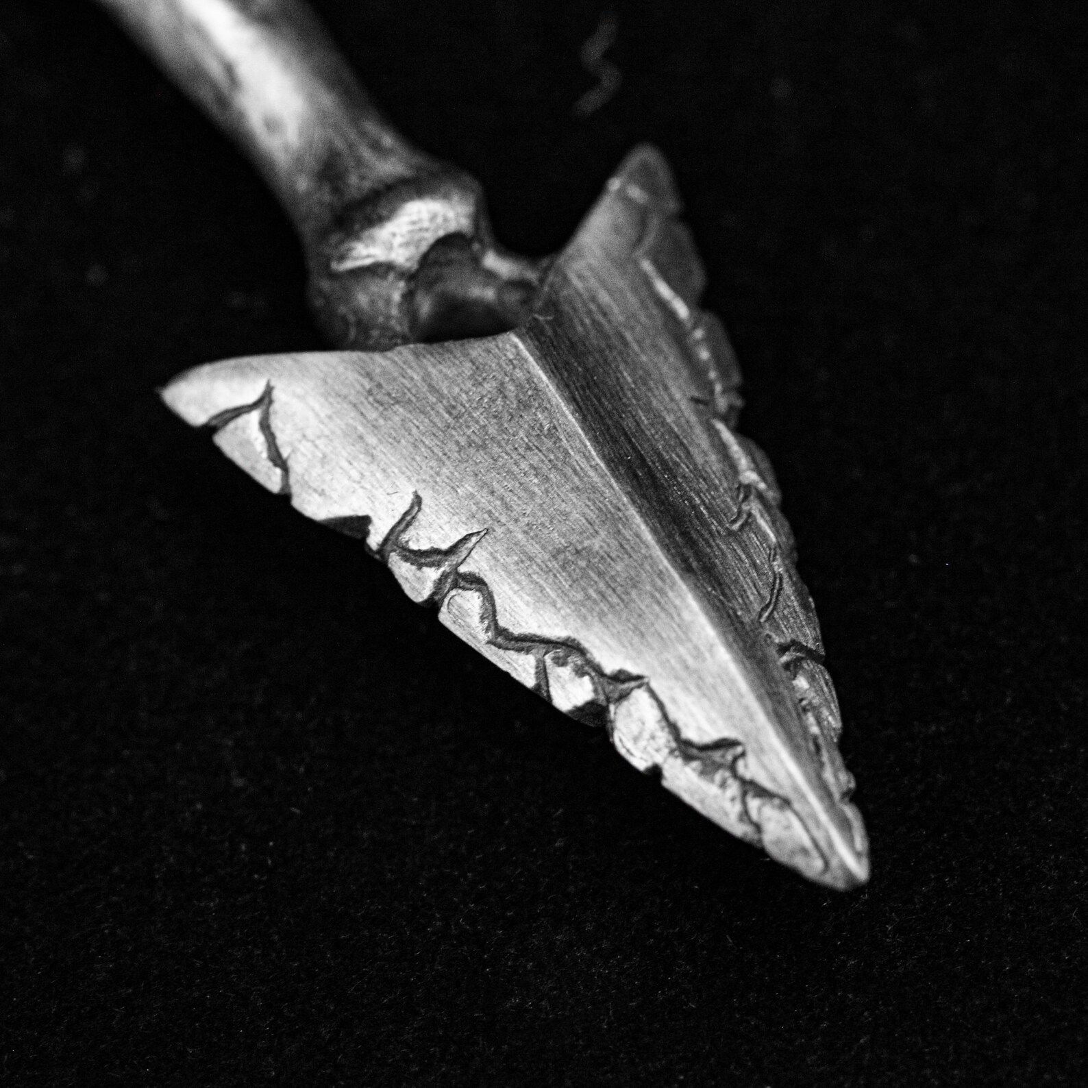 Handmade Bone Arrow Pendant Necklace, 925 Silver Tribal Jewelry - Etsy