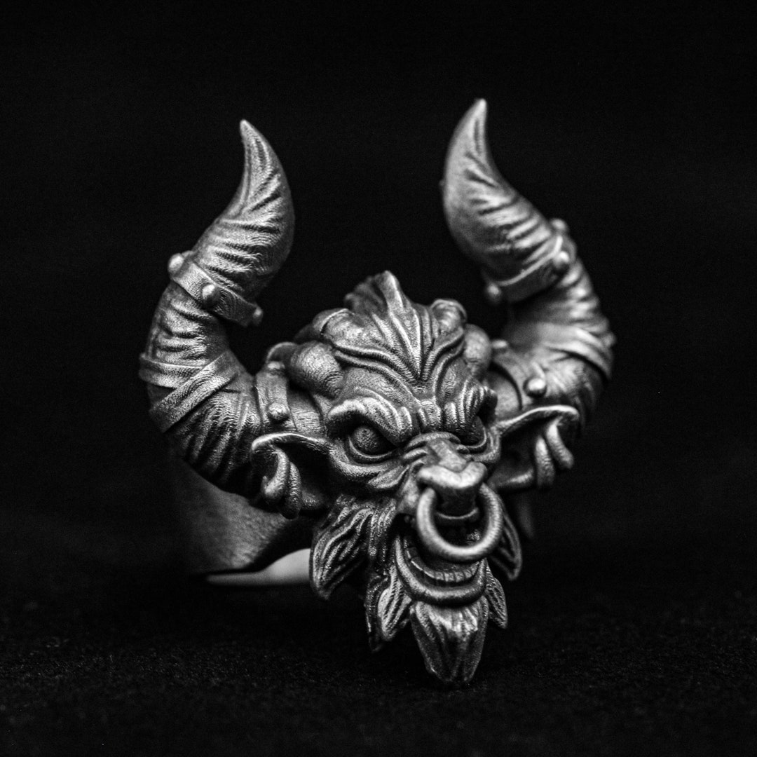 Angry Bull Demon Ring Minos Bull Bullfighting Zodiac Bull Bison Black ...