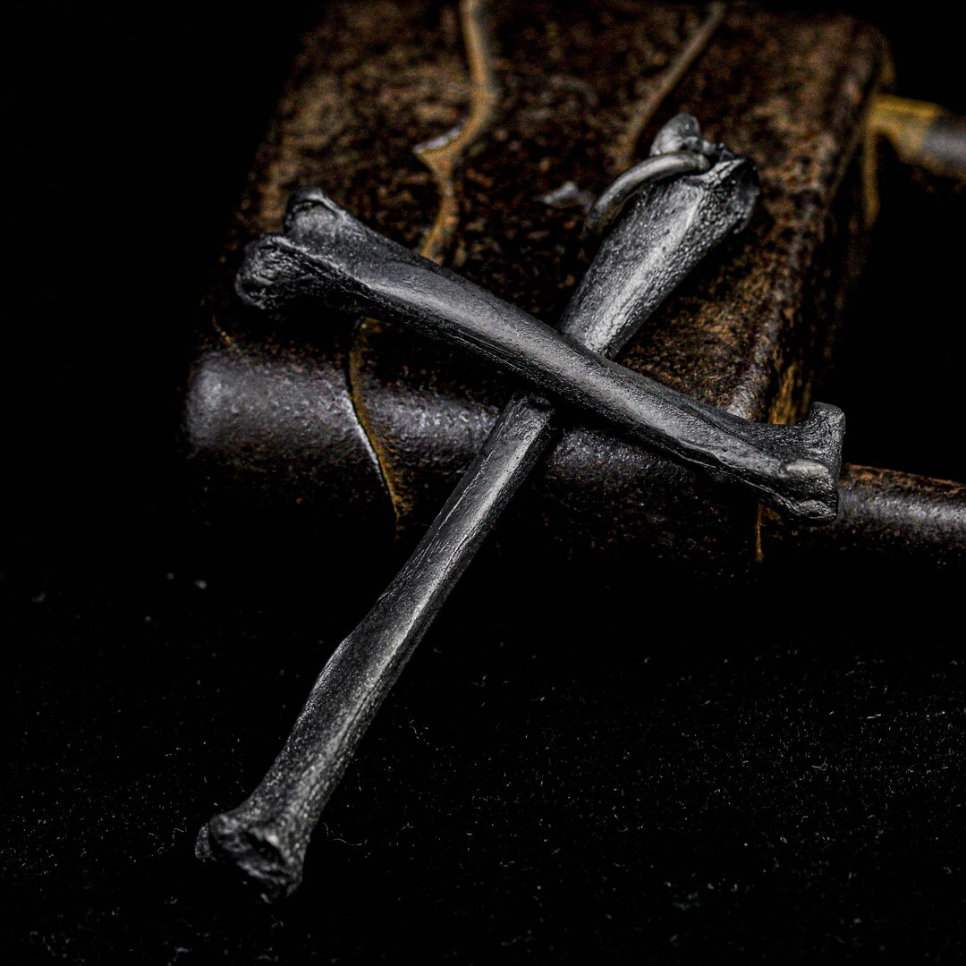 Cross Bone Jesus Necklace Pendant Christian Catholic Handmade Cross ...