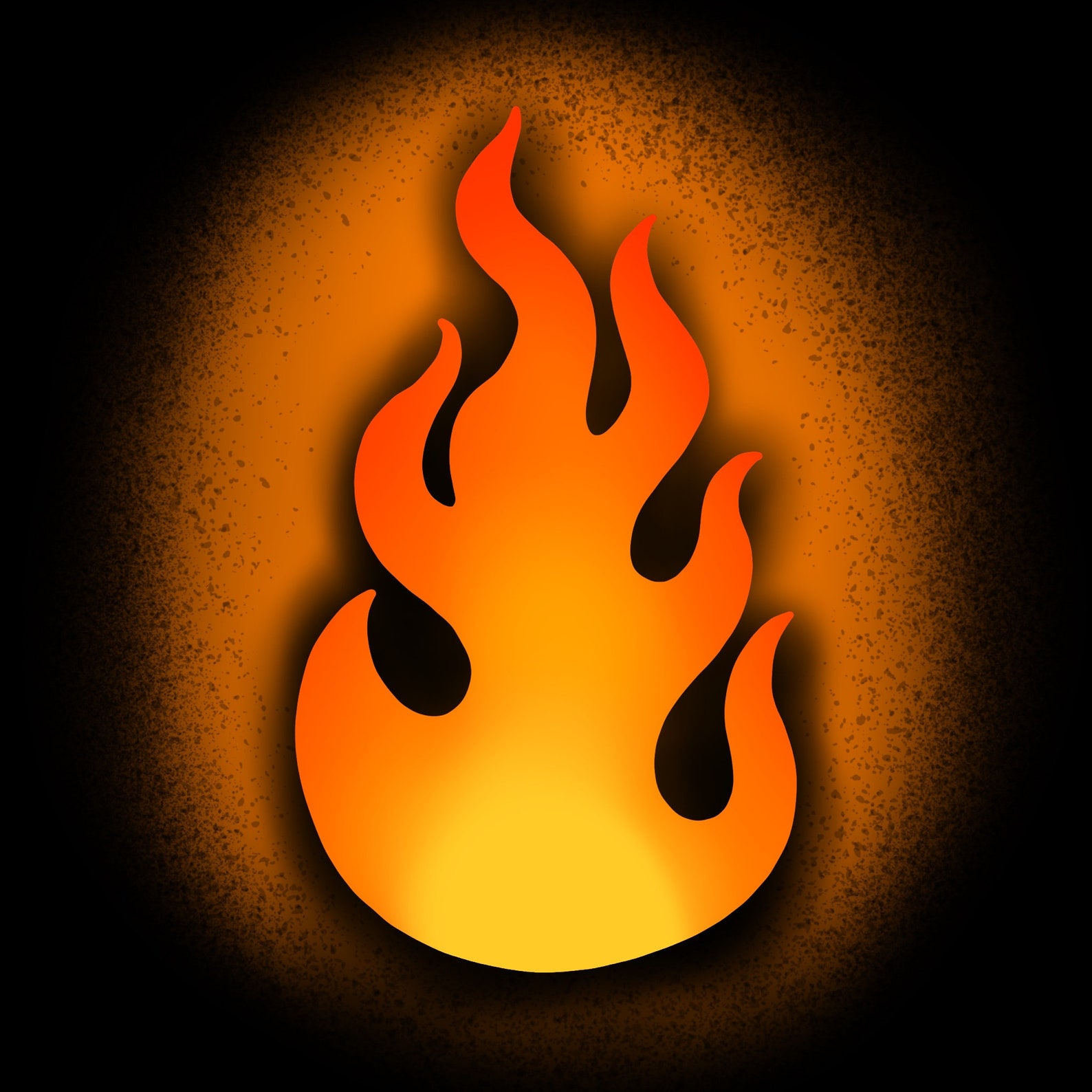 Procreate Tattoo brush set Flames stamp set for procreate | Etsy