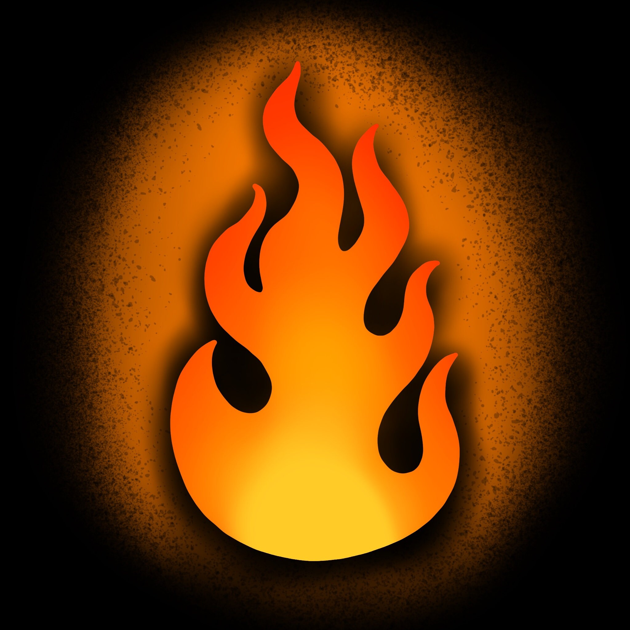 Procreate Tattoo brush set Flames stamp set for procreate | Etsy