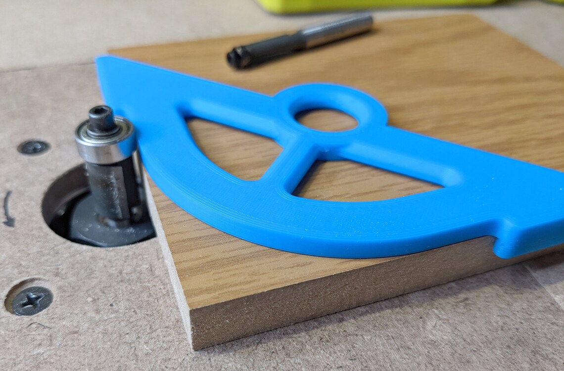 Router Corner Radius Jig Digital Models | Corner Template for ...