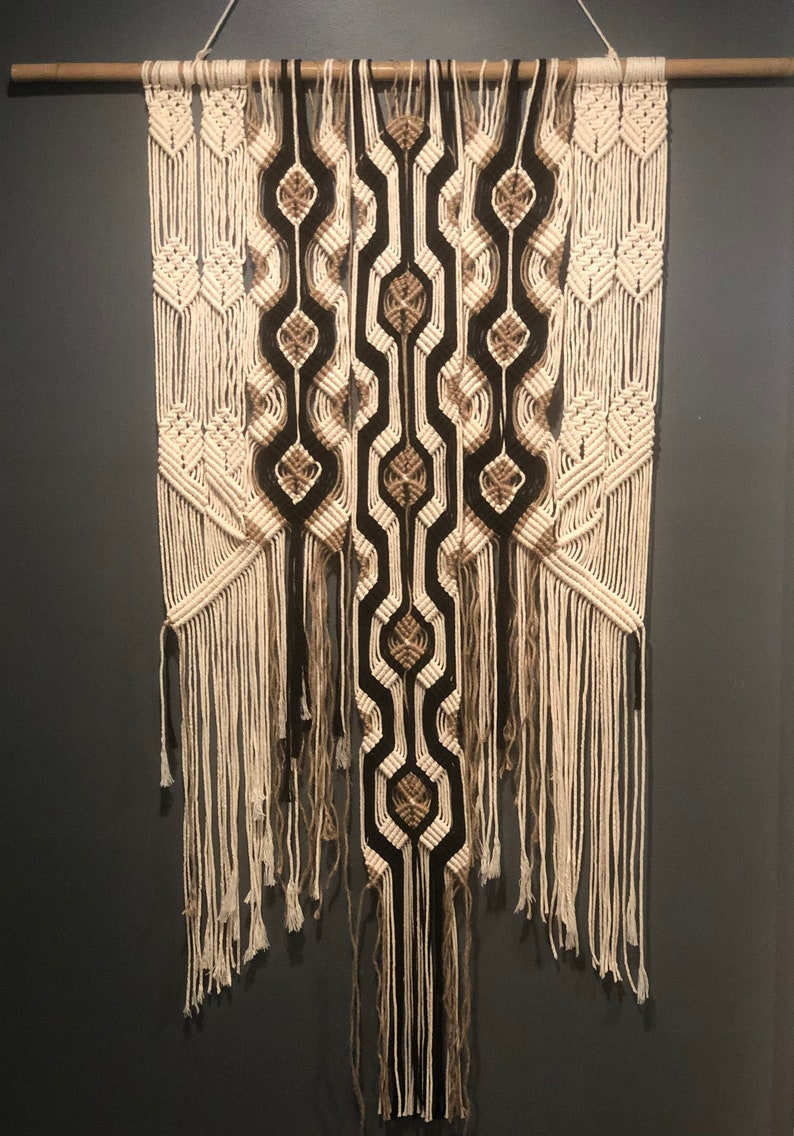 Macrame Wall Hanging. Bohemian Home Decor Wall Art | Etsy