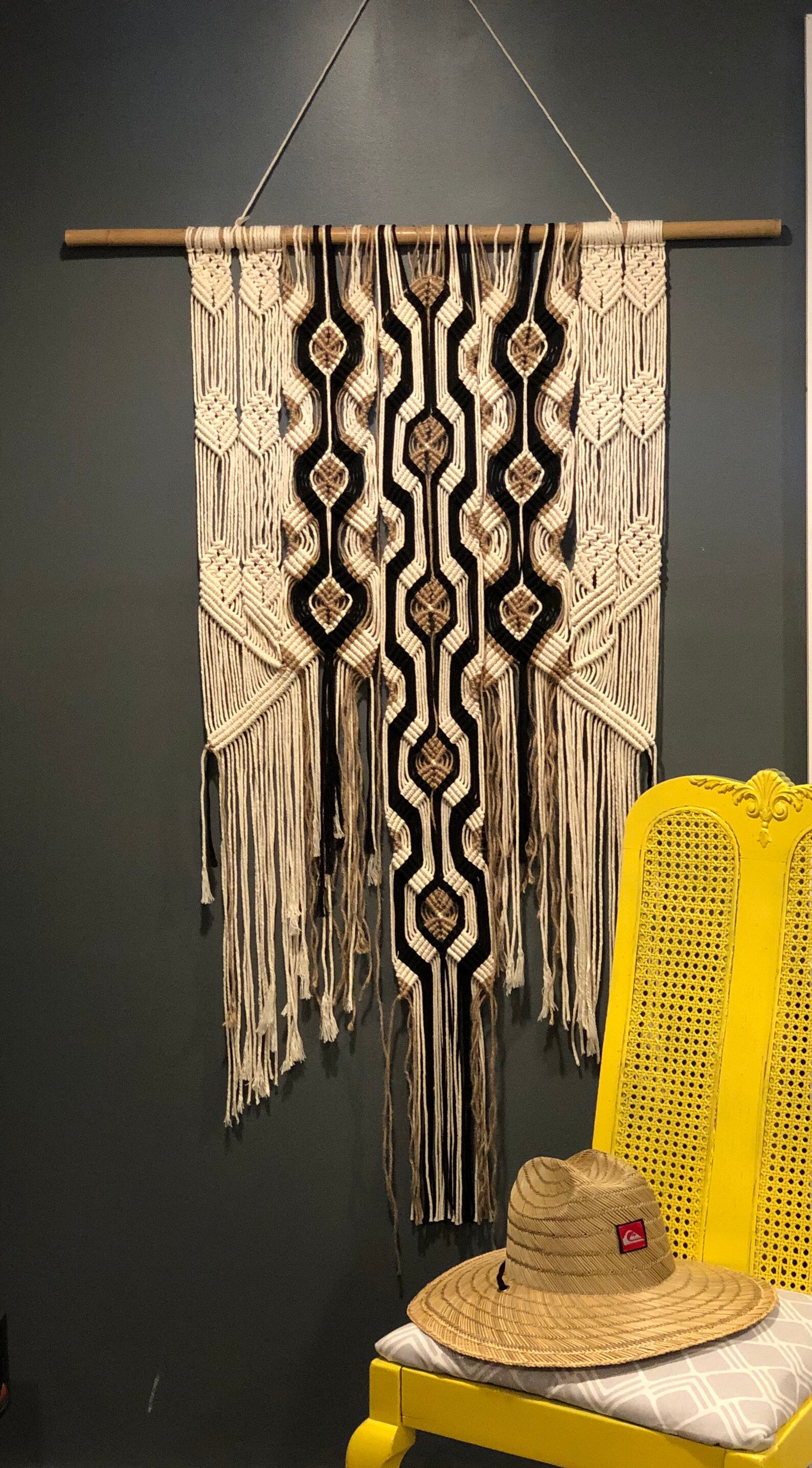 Macrame Wall Hanging. Bohemian Home Decor Wall Art | Etsy