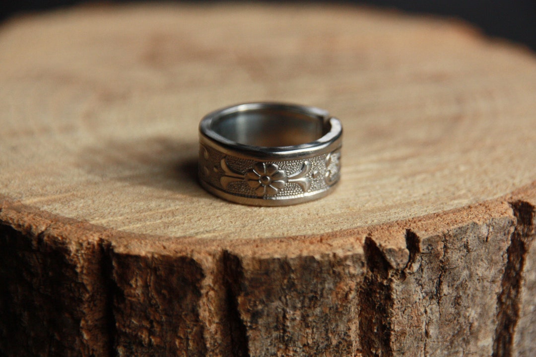 Spoon Ring, Fork Ring, Silverware Jewelry, Waterproof Rings, Spoon Ring ...