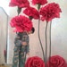 Flower Set of 3 Giant Foam Carnations on Metal Stand, Mother's Day ...
