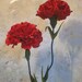 Flower Set of 3 Giant Foam Carnations on Metal Stand, Mother's Day ...