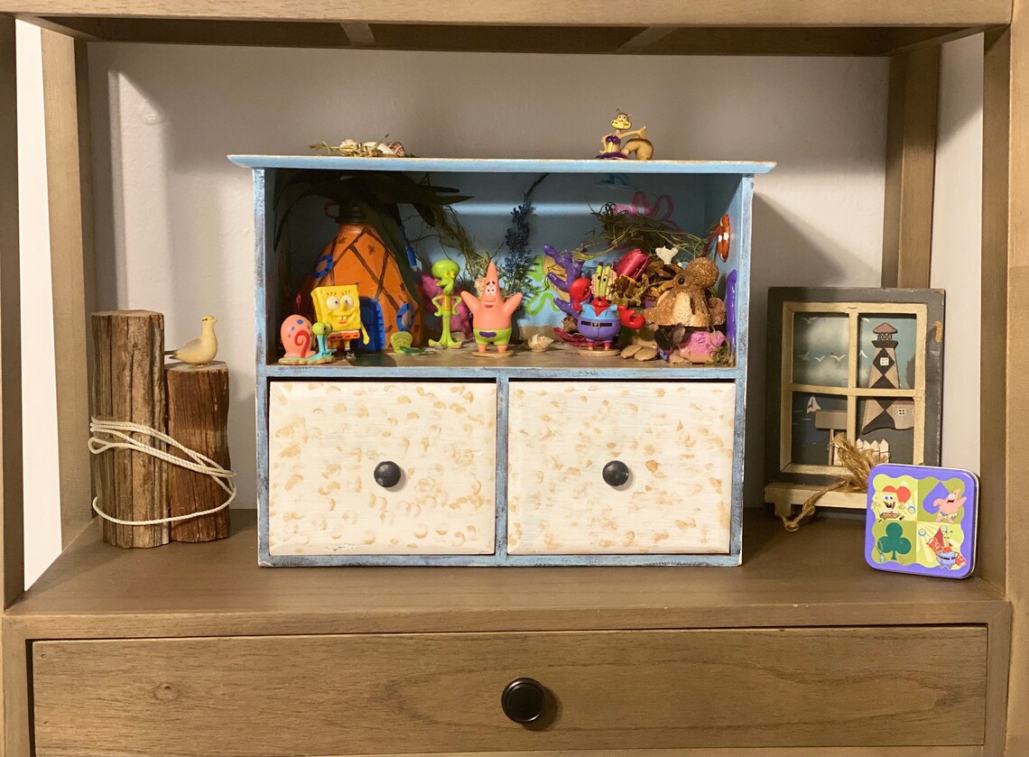 Spongebob Treasure Box Kids Room Decor - Etsy