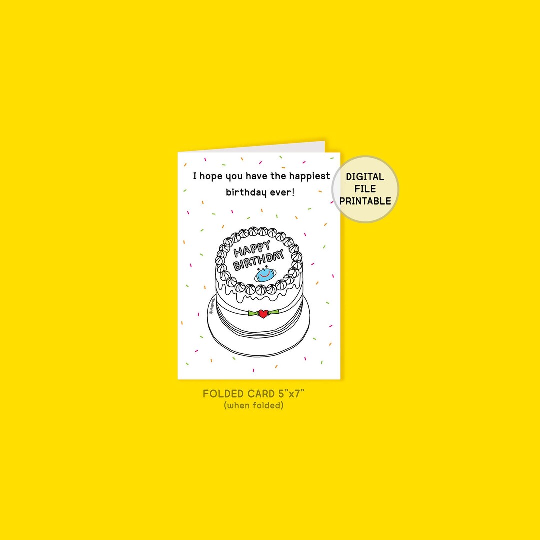 Quarantine Card,printable Card,birthday Card,instant Download, Cake ...