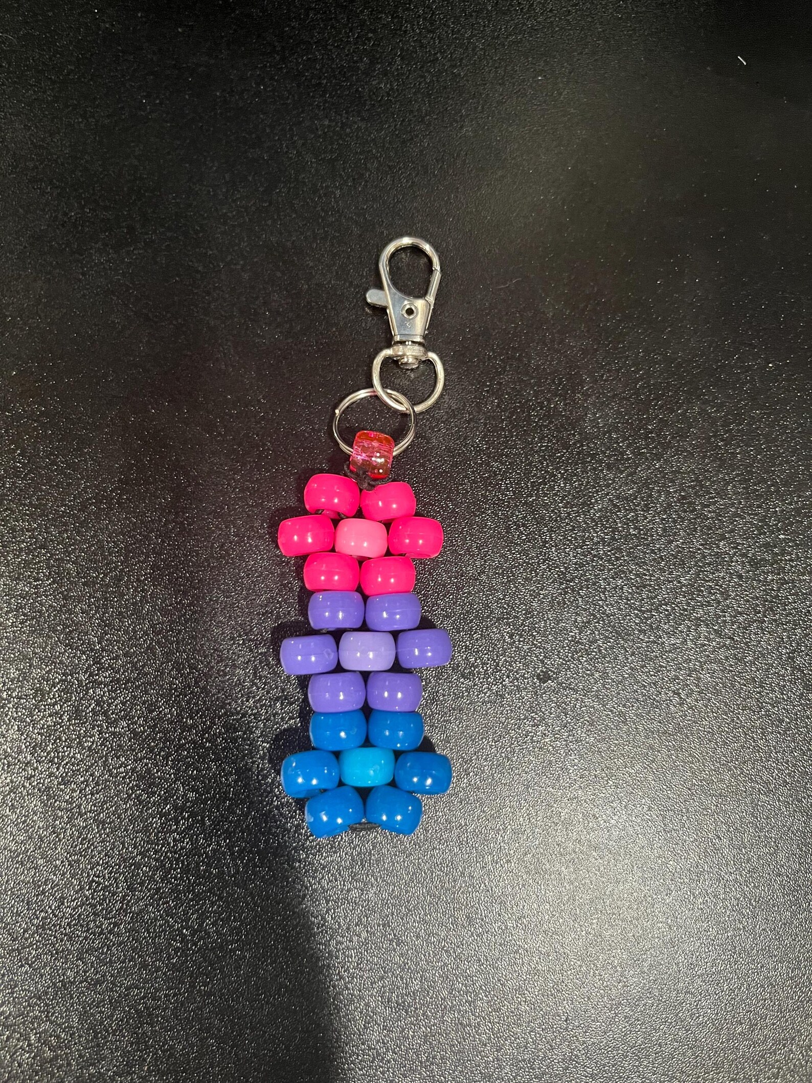 Pride Kandi Flower Keychain - Etsy