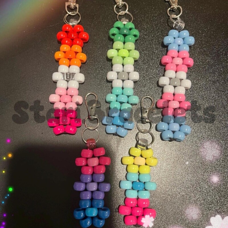 Kandi Keychain - Etsy