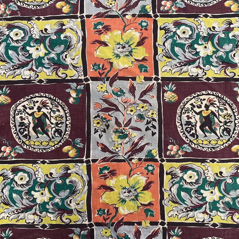 Barkcloth Fabric - Etsy