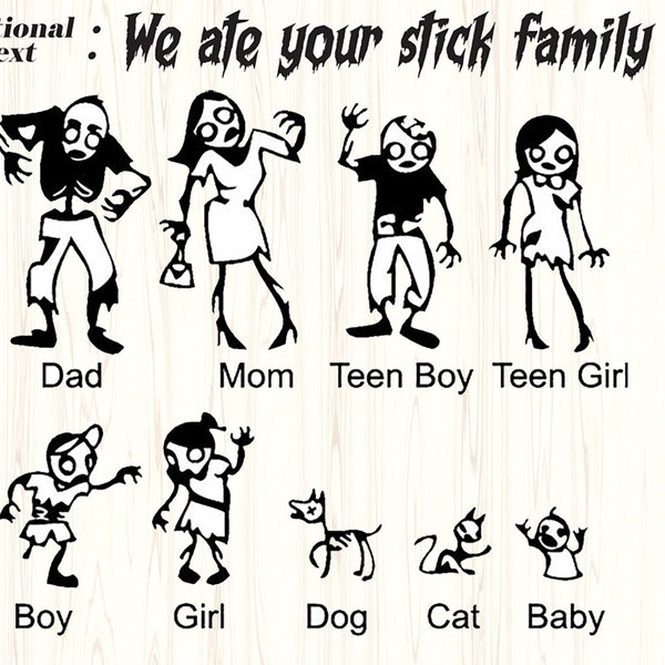 Zombie Car Decal - Etsy