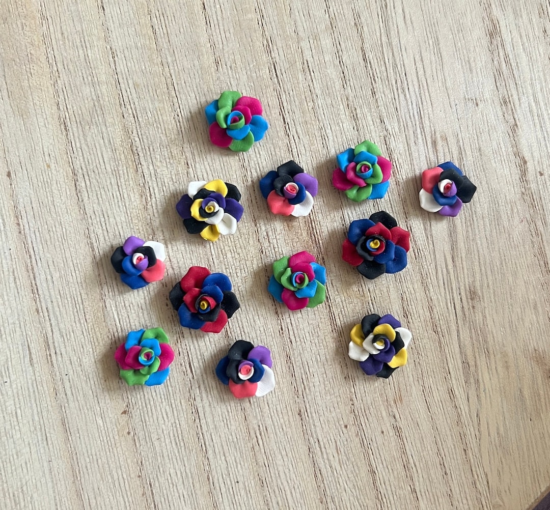 Gay Pride Rose Earrings Part 2 | Non-binary, Polygamous, Polysexual ...