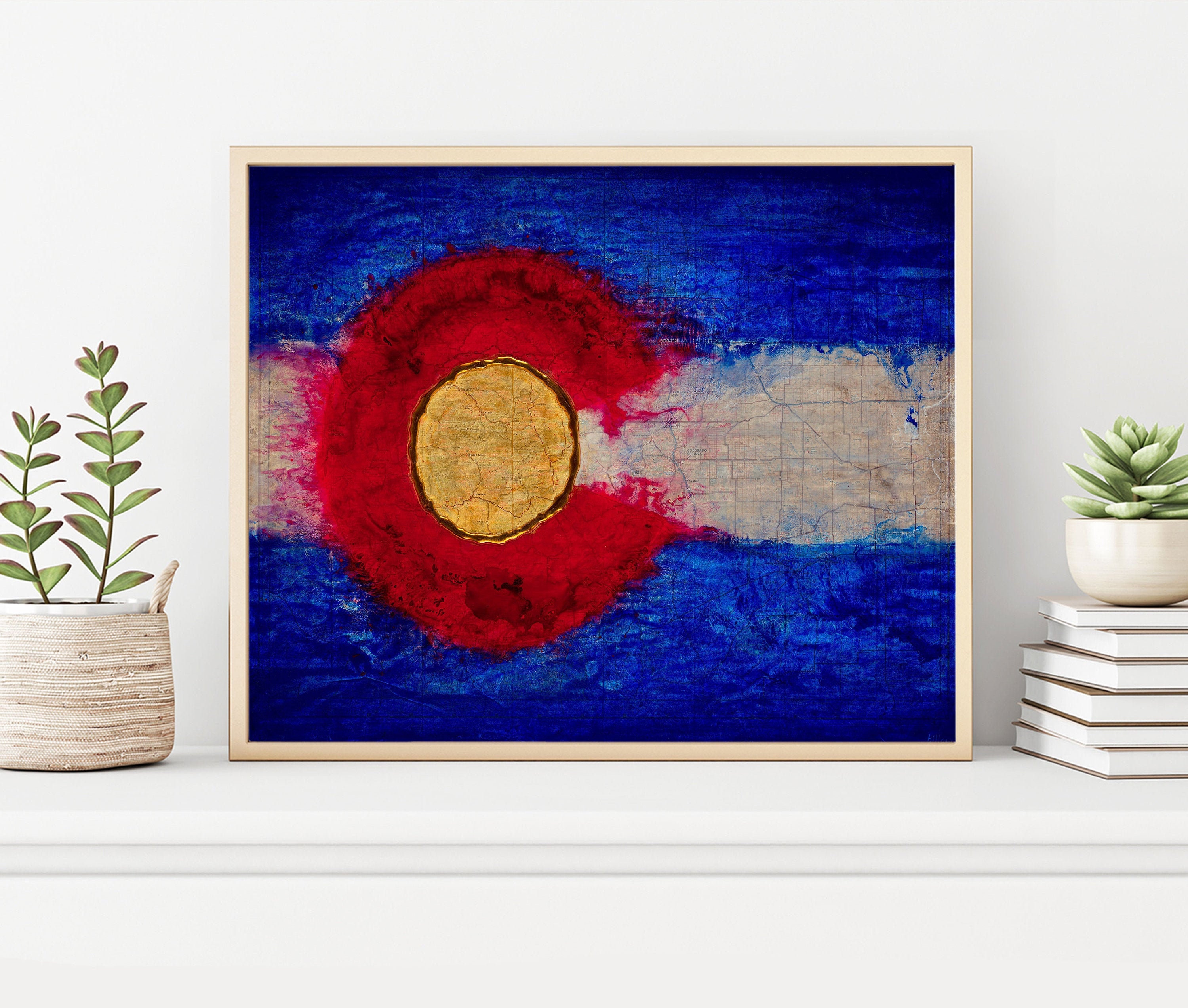 Abstract Colorado Flag