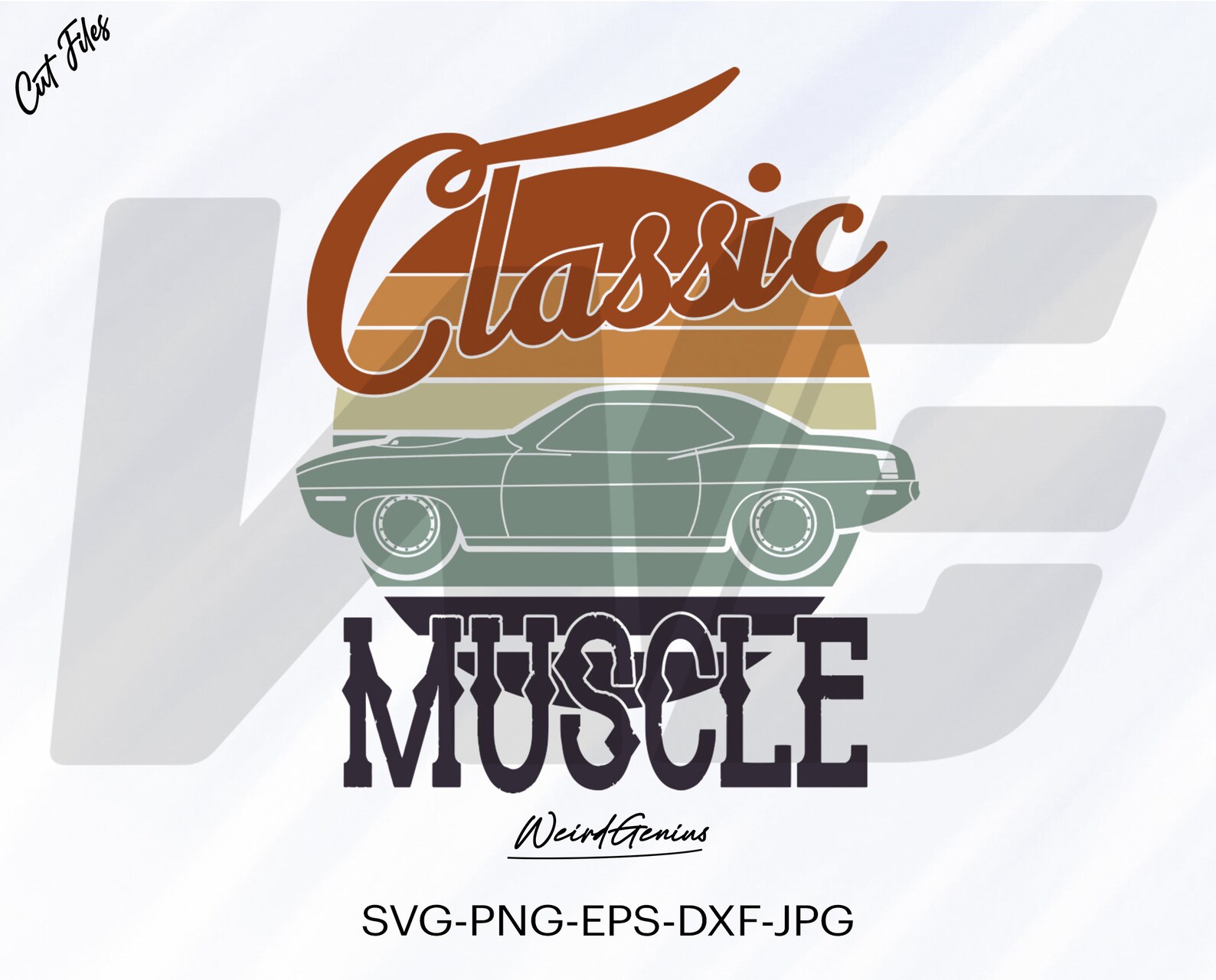 Classic Car Svg Muscle Car Svg Car Shirt Svg Classic Muscle - Etsy