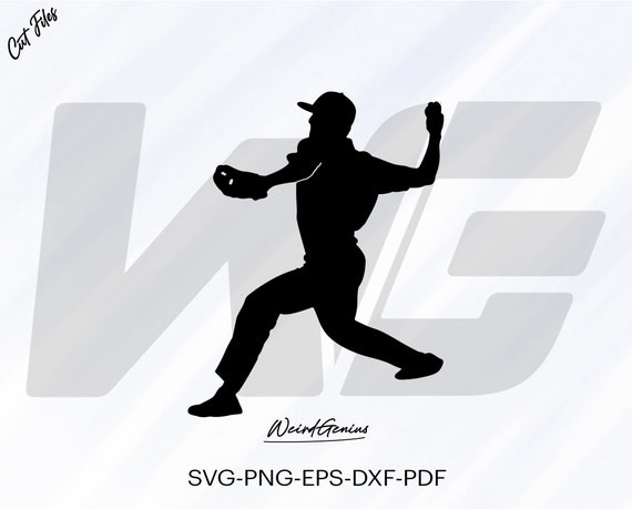 Baseball Pitcher Svg Baseball Svg Pitcher Silhouette Svg - Etsy