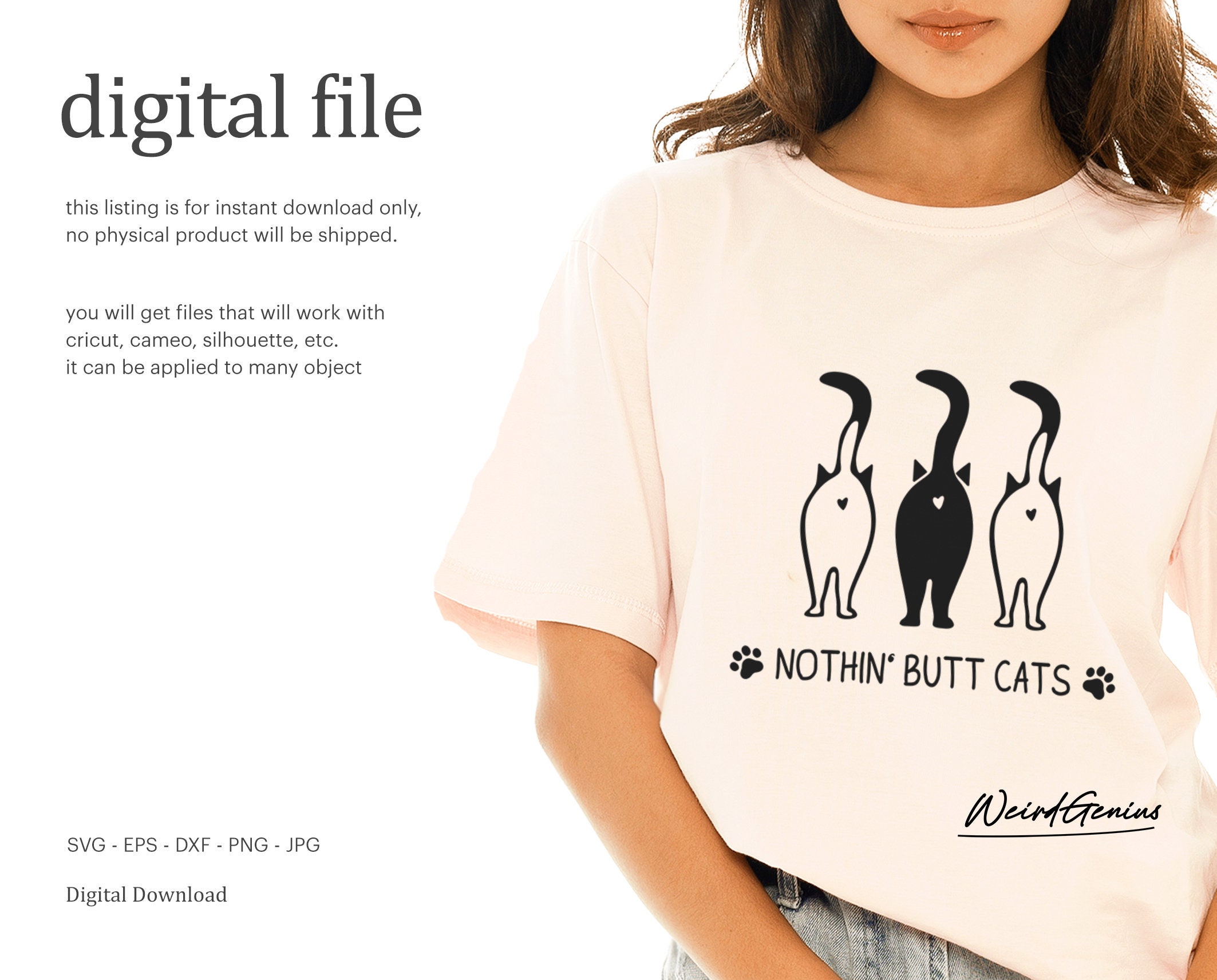 Funny Cat Svg Funny Cat Saying Svg Cat Svg Instant Download - Etsy UK