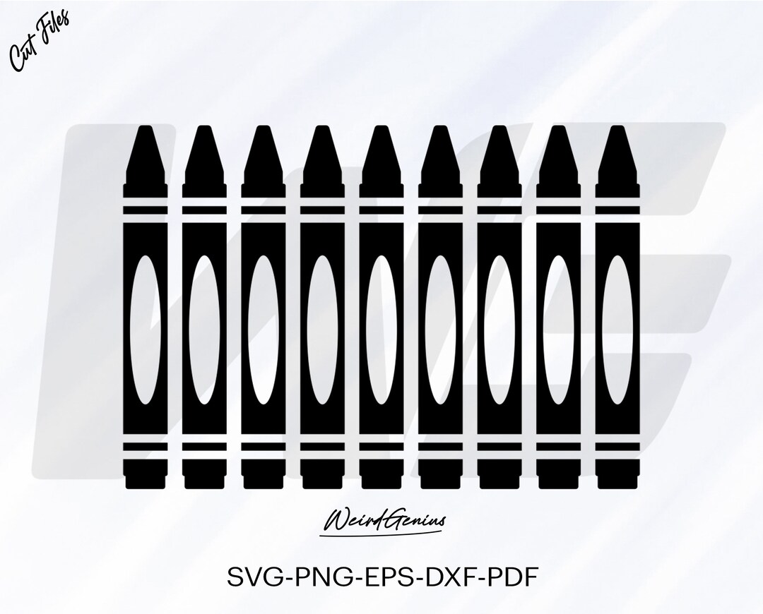 Crayon Svg Crayon Png Crayon Vector Svg Crayons Svg High - Etsy UK