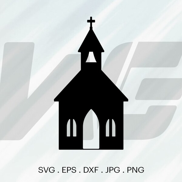 Church Svg File - Etsy