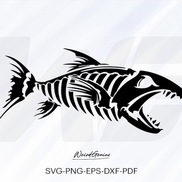 Fish Skeleton - Etsy