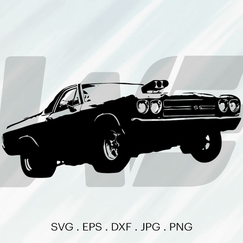 Muscle Drag Car Svg - Etsy