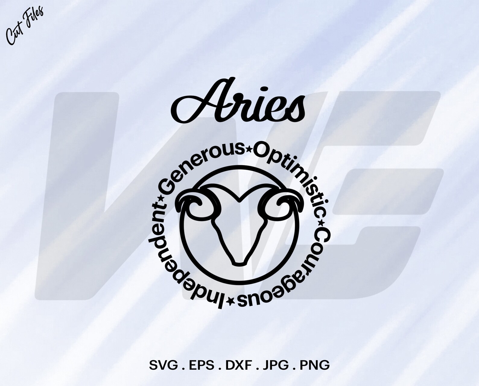Aries Svg Aries Png Zodiac Svg Horoscope Svg Aries | Etsy