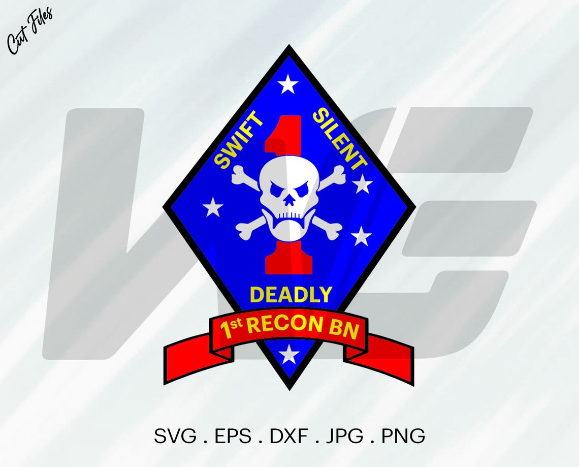 1st Reconnaissance Battalion Logo SVG 1st Reconnaissance | Etsy