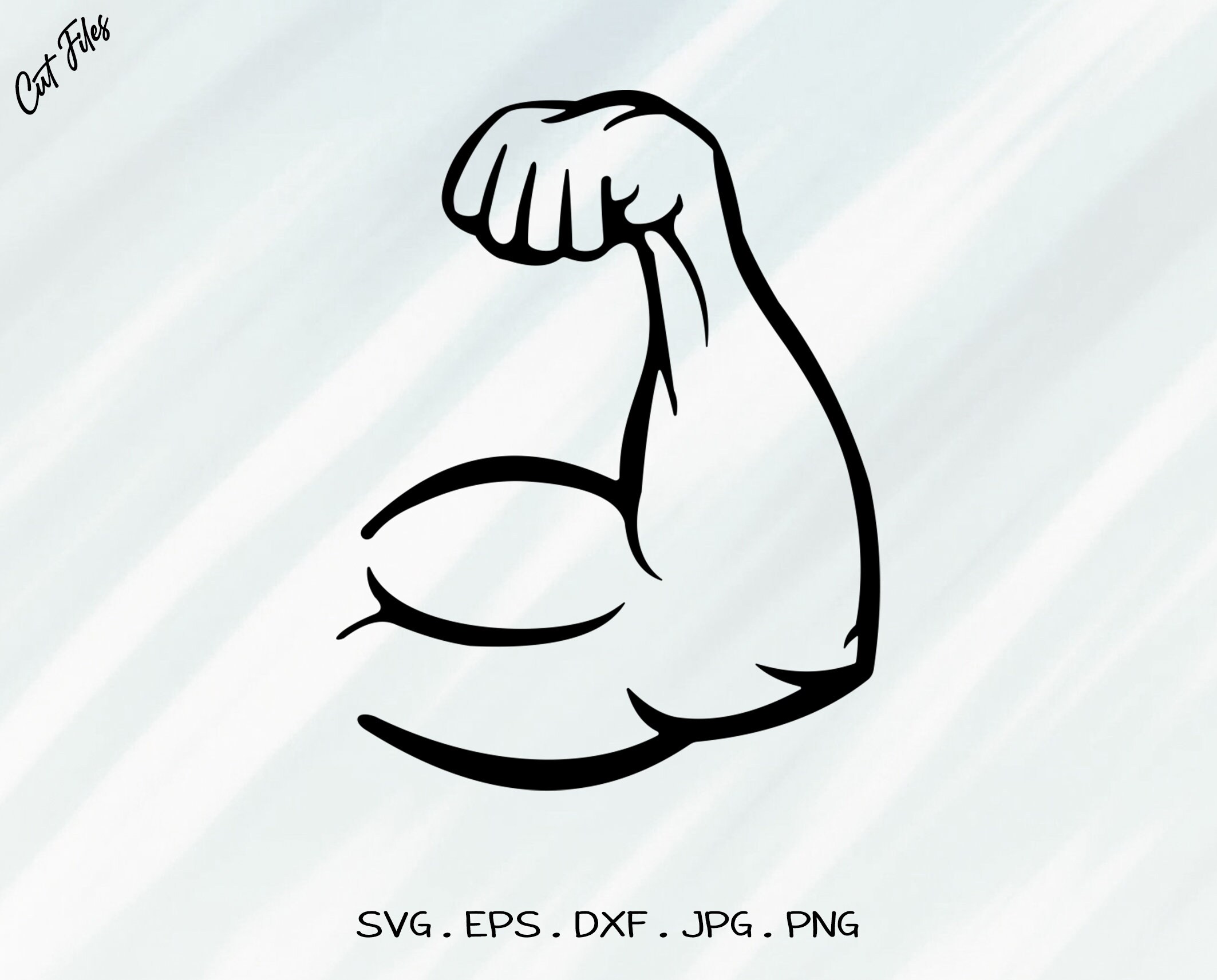 Big Arm SVG Arm Muscle Svg Biceps Arm Muscle Svg Cut File | Etsy