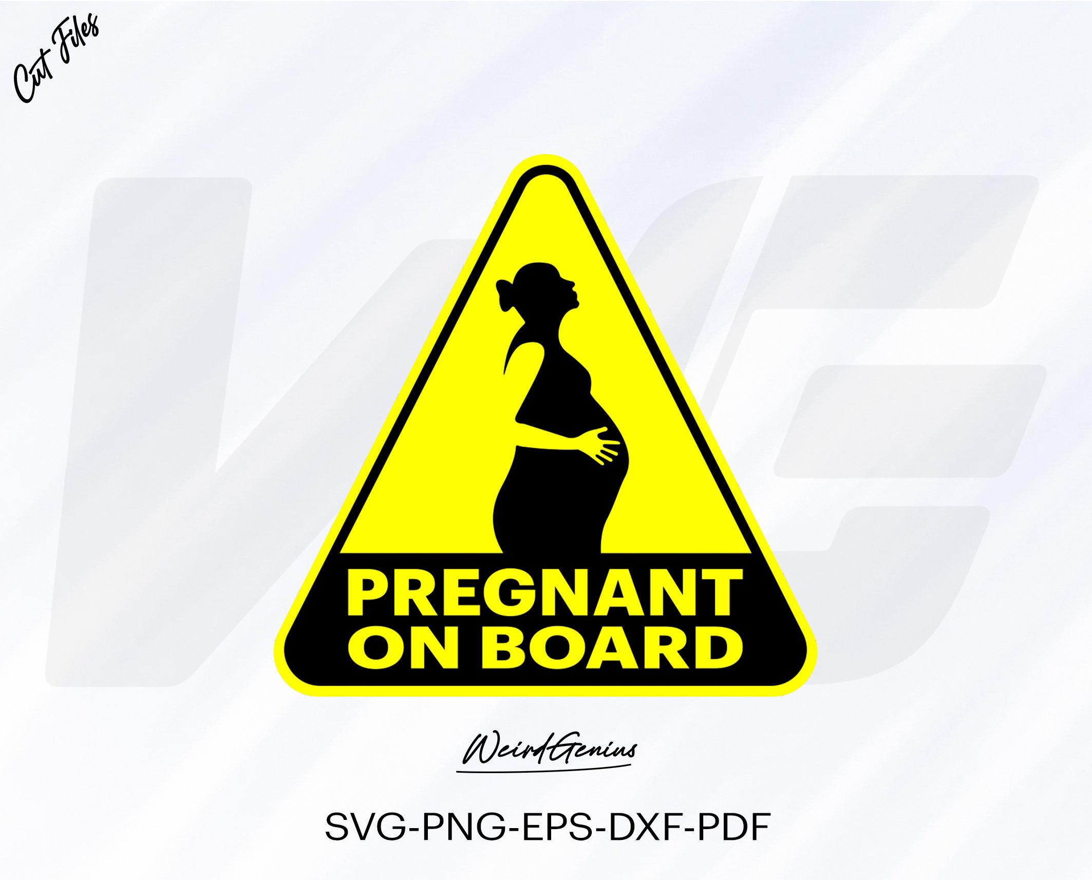 Pregnant on Board Sign Svg Car Sign Svg Pregnant on Board - Etsy Australia