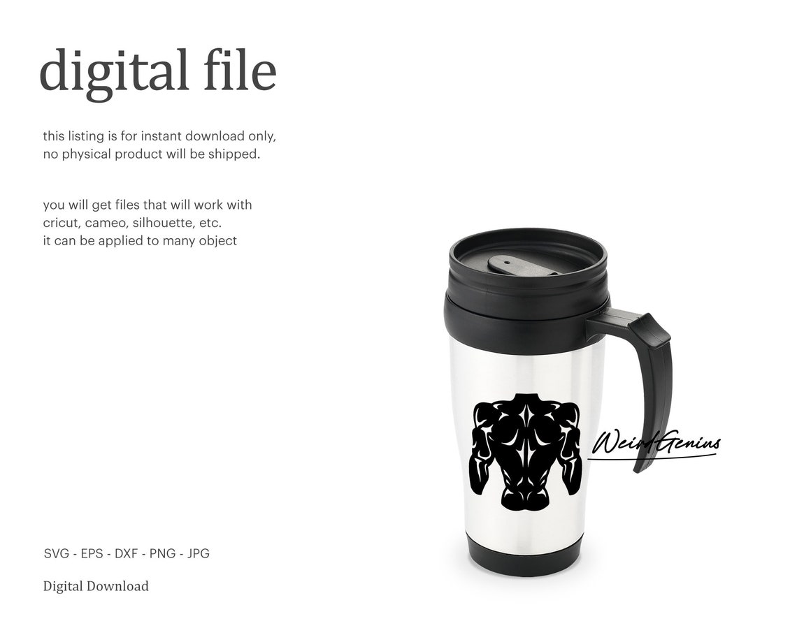 Muscle Svg Bundle Bicep Svg Back Svg Abdominal Svg High - Etsy Canada