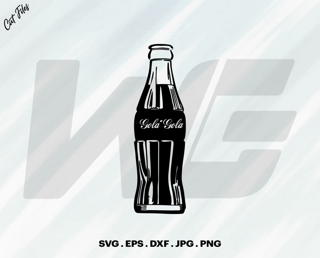 Gola Gola Svg, Bottle Svg, Cola Bottle Svg, Coke Svg, Cut File for ...
