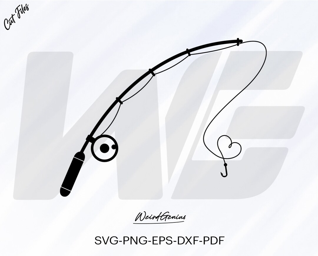 Fishing Pole Svg Png, Fishing Pole Vector, Fishing Svg, Transparent ...
