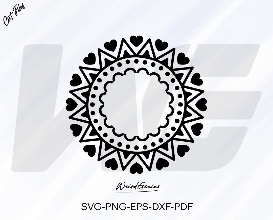 Mandala Vector Svg Png Mandala Svg Mandala Circle Svg - Etsy