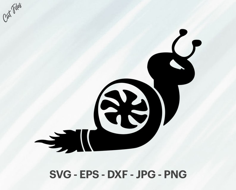 Turbo Snail SVG Cut File for Cricut Clipart Digital - Etsy