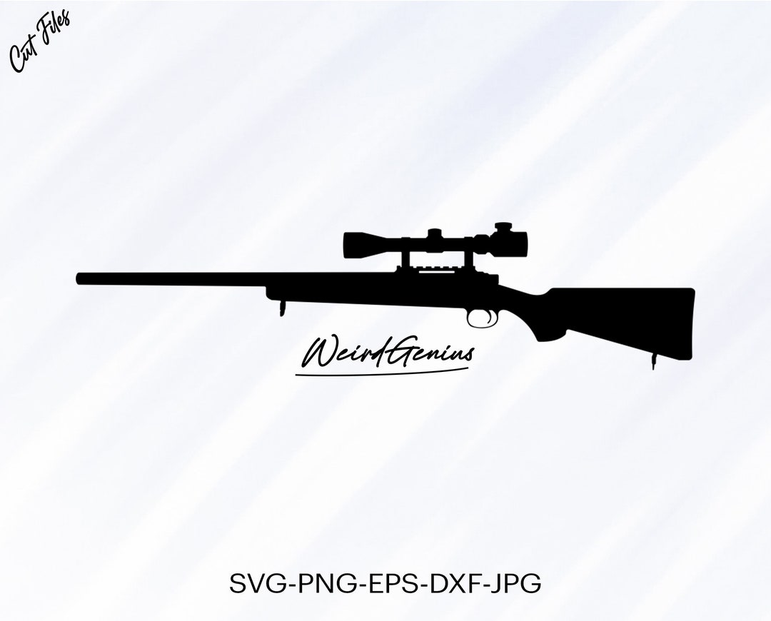 Hunting Rifle Svg, Hunting Svg, Sniper Rifle Svg, Instant Download Svg ...