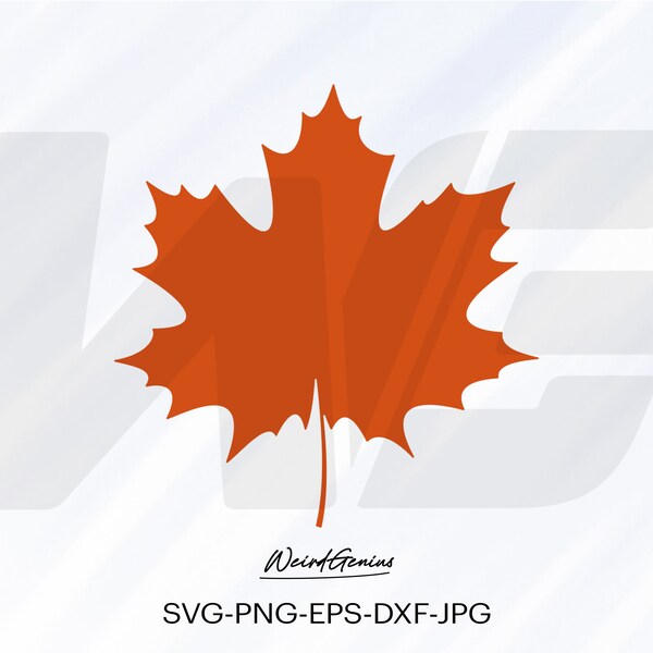 Maple Leaf Print - Etsy