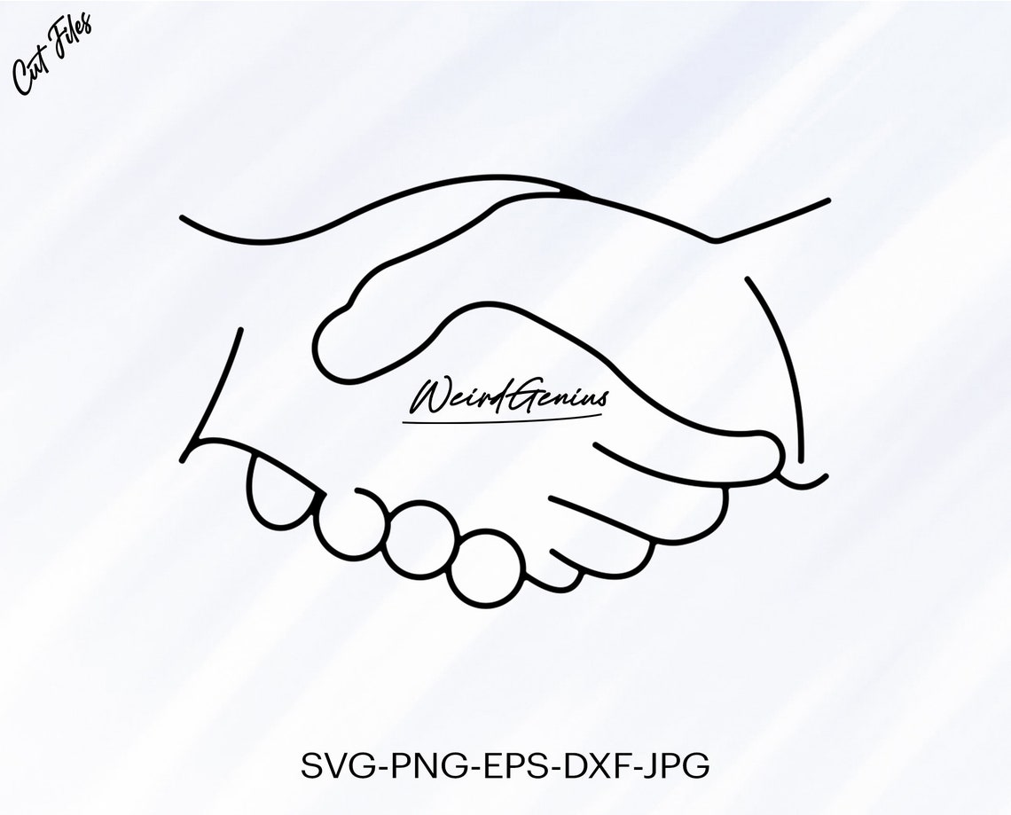 Shake Hand Svg Handshaking Svg Instant Download Svg High - Etsy