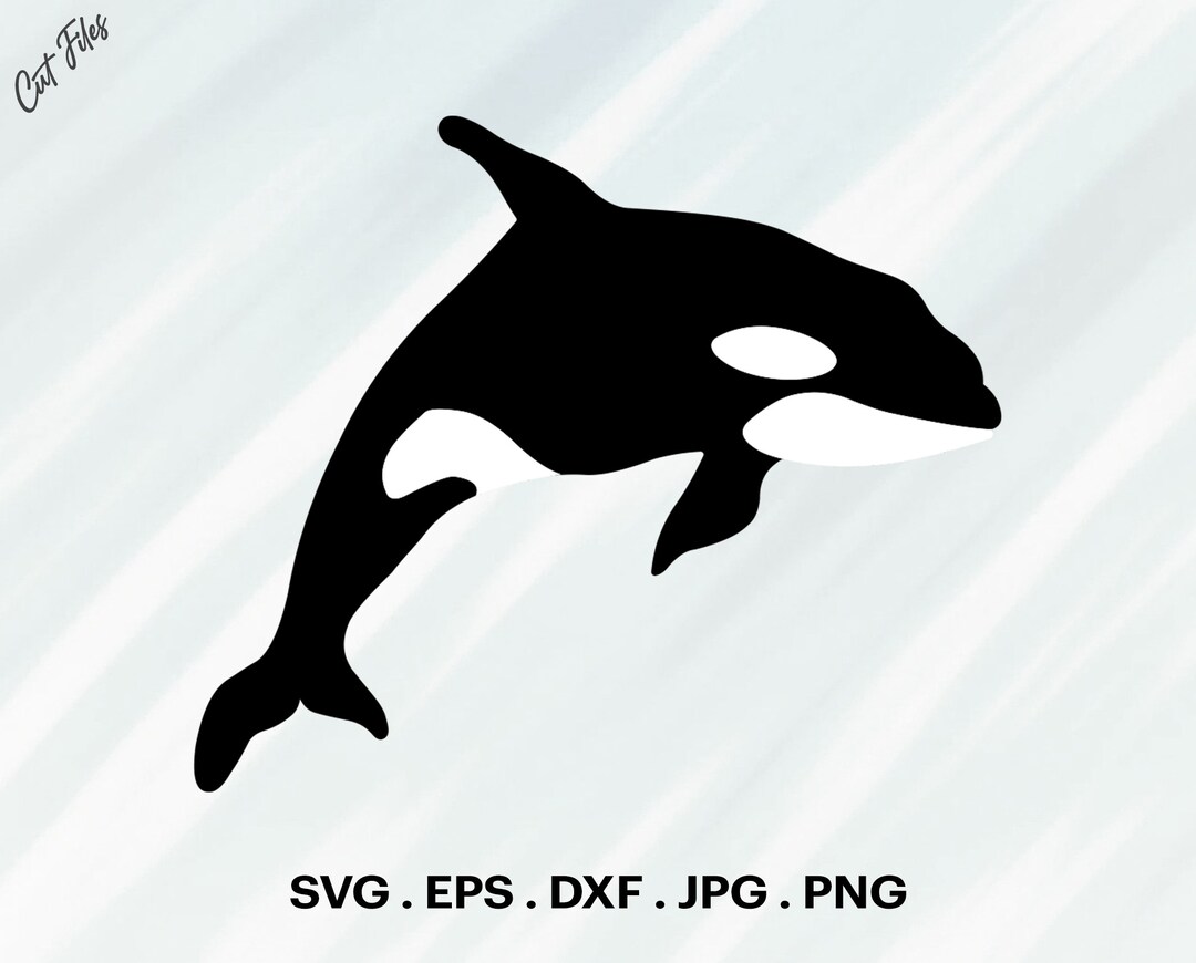 Orca Killer Whale SVG, Killer Whale SVG, Killer Whale Silhouette, Cut ...