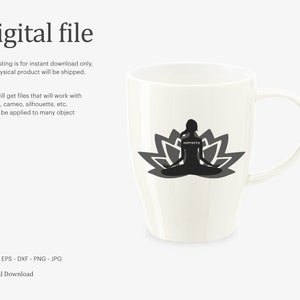 Namaste SVG Bundle, Meditation SVG, Yoga SVG, Motivational Svg, Women ...