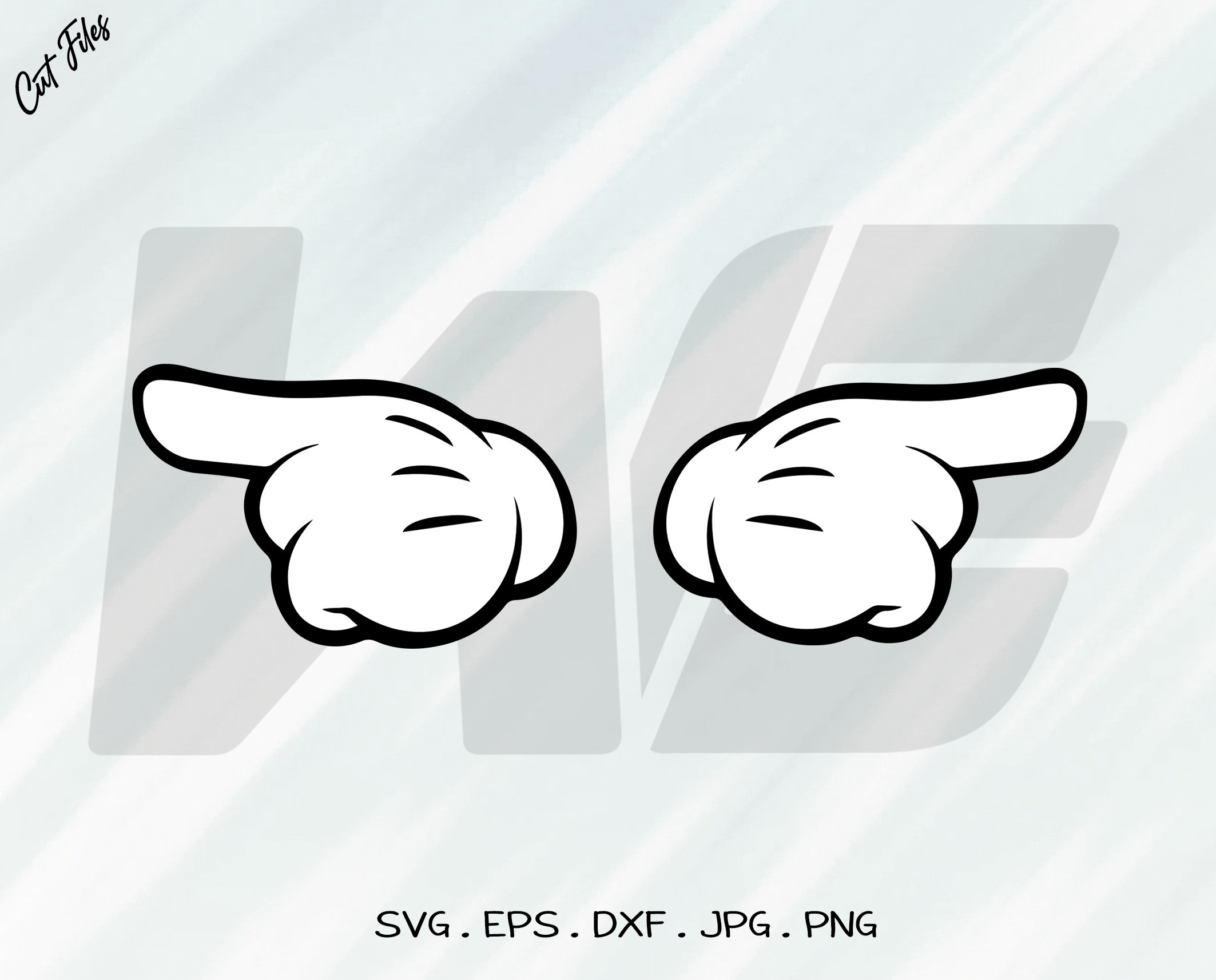 Mickey Hand Pointing Left