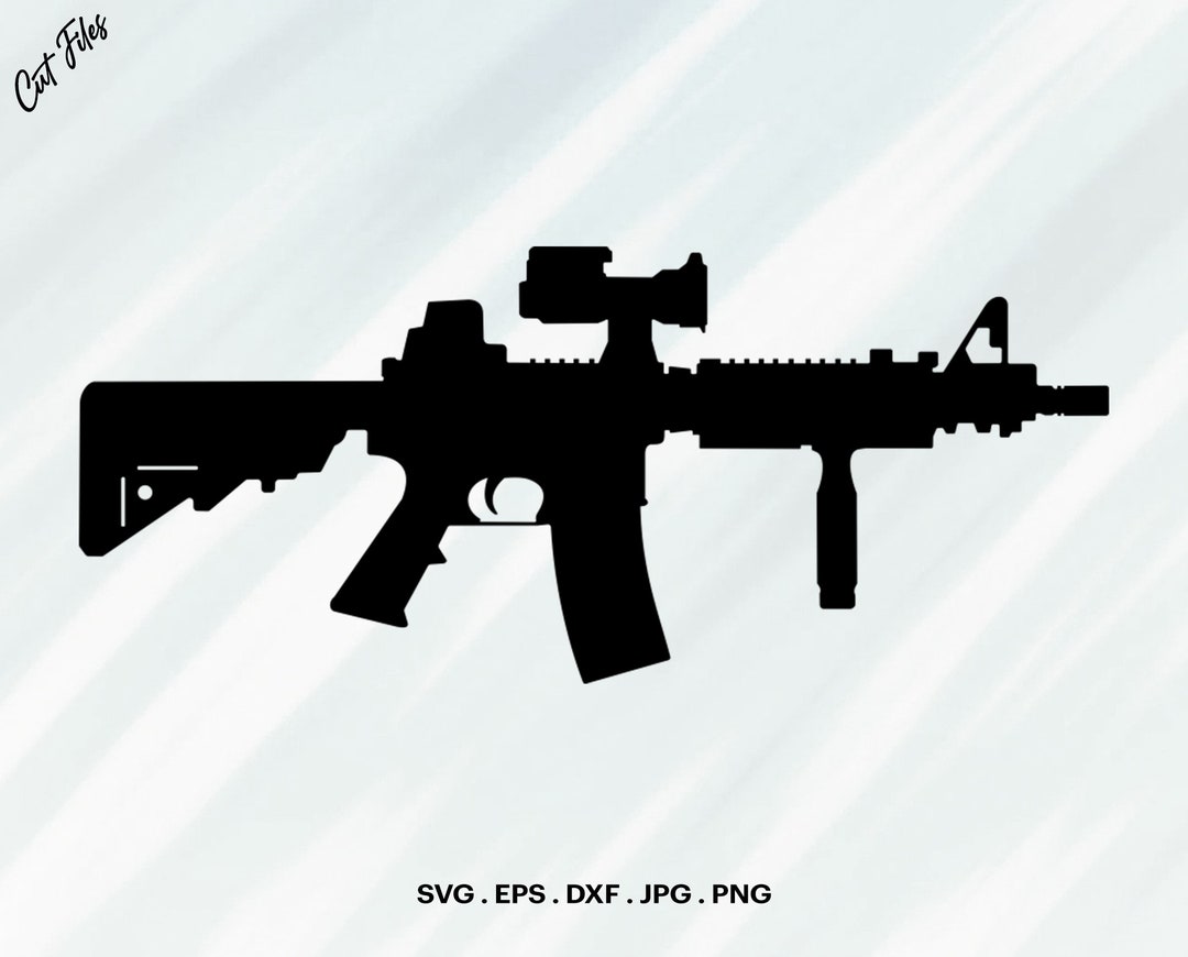 AR-15 SVG, M4 SVG, M4 Cqb Svg, AR15 Semi Auto Rifles Svg, Ar-15/m4 File ...