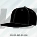 Snapback Cap SVG, Baseball Cap SVG, Snapback Cap Clipart, Cut File for ...
