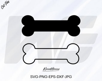Hundeknochen umriss svg - Etsy Österreich