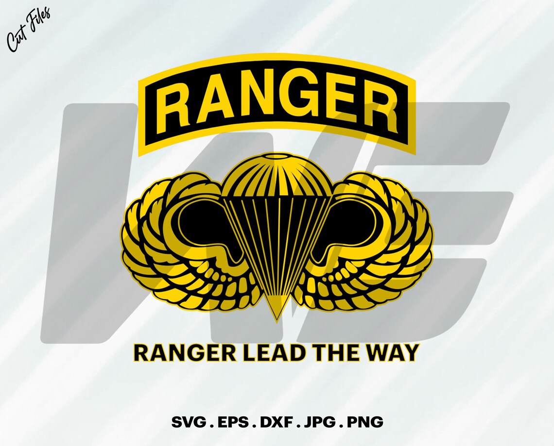 Ranger Lead The Way SVG Ranger Army SVG Ranger SVG Army | Etsy