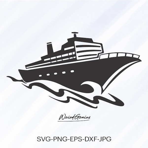 Cruise Ship Svg - Etsy